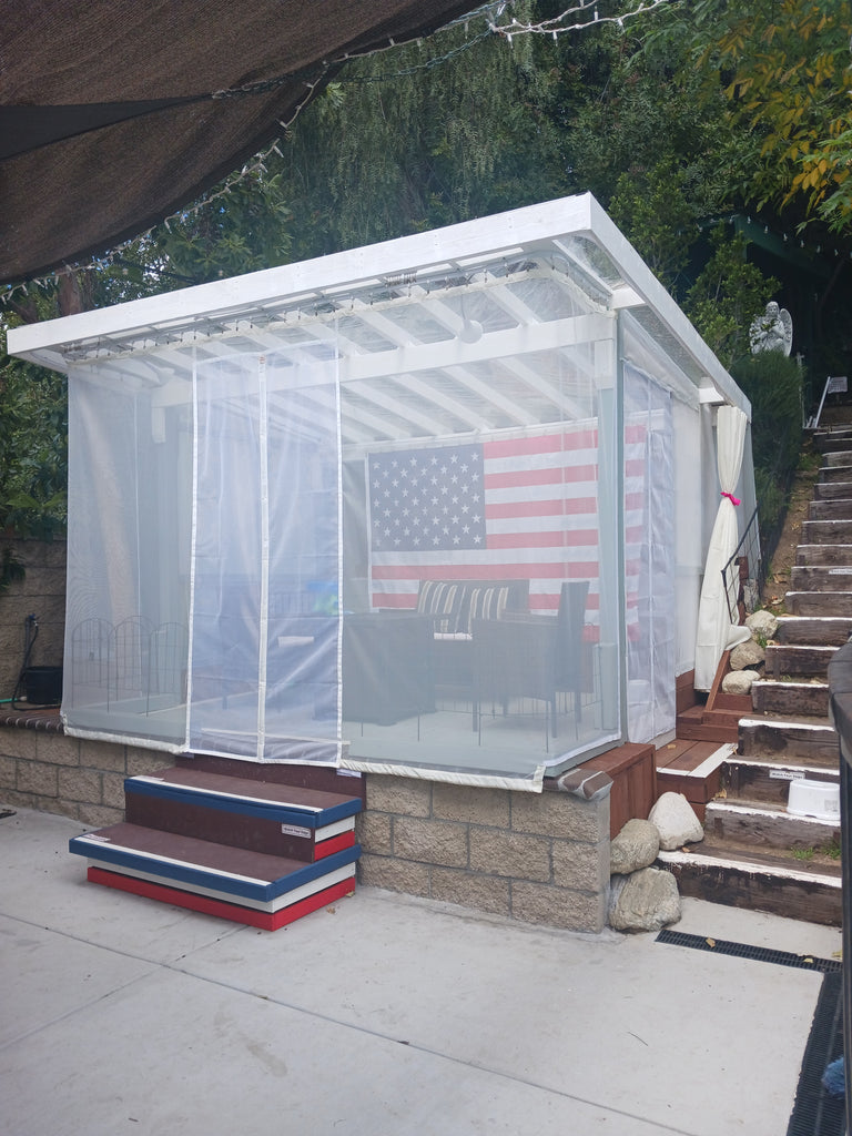 Heavy-Duty 290 XL Mosquito Netting - DIY Porch & Patio Netting - WHITE ...